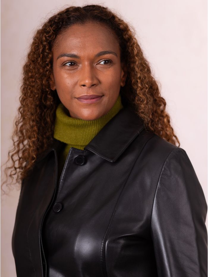 Mawbray Collared Leather Jacket in Black | Lakeland Leather