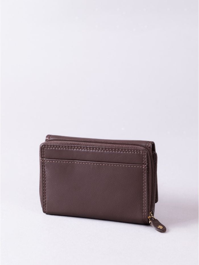 Small Leather Purse in Brown | Lakeland Leather