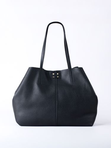 Tarraby Leather Tote Bag in Black | Lakeland Leather