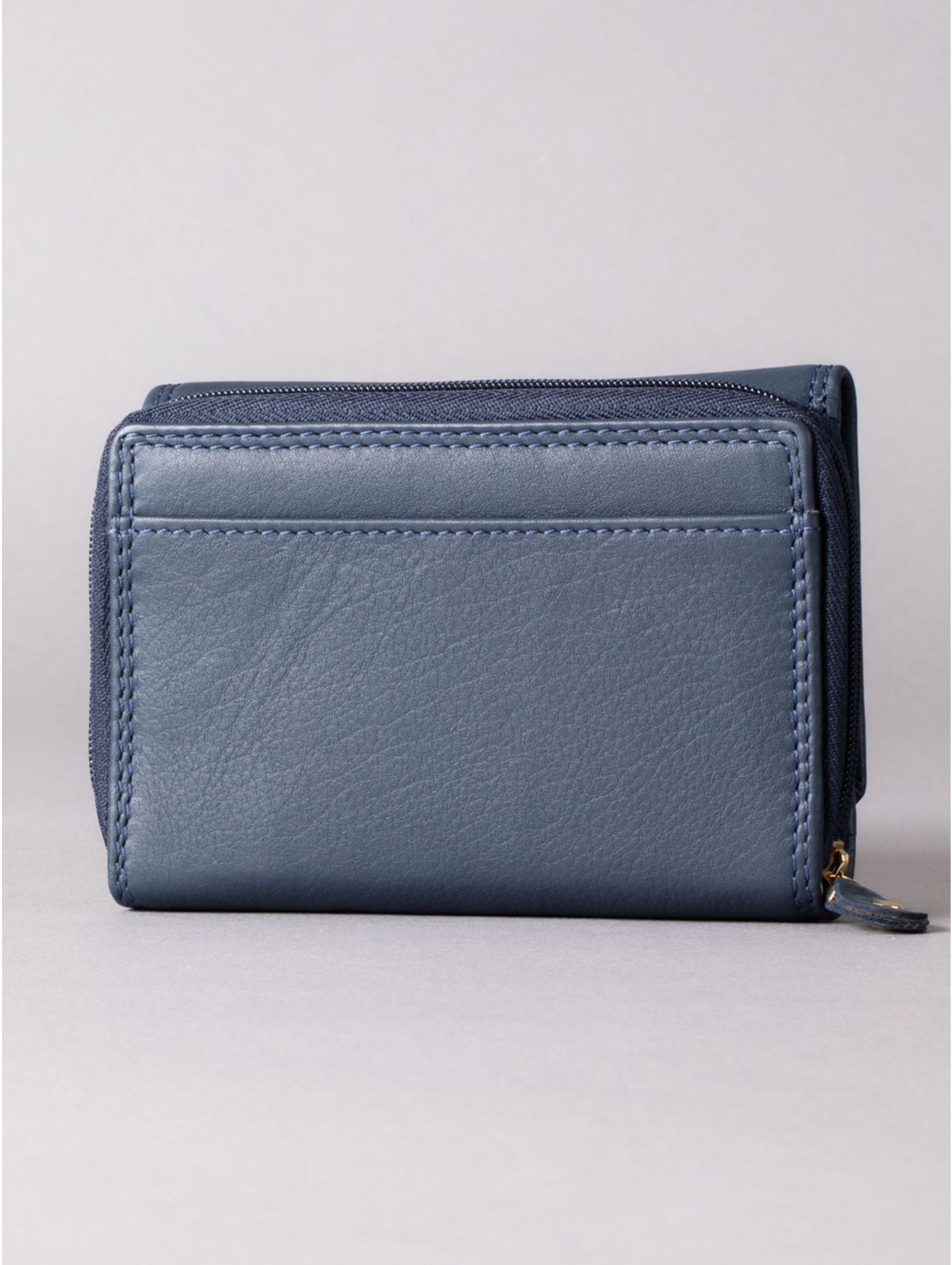 Lakeland Leather Small Leather Purse in Navy | Lakeland Leather