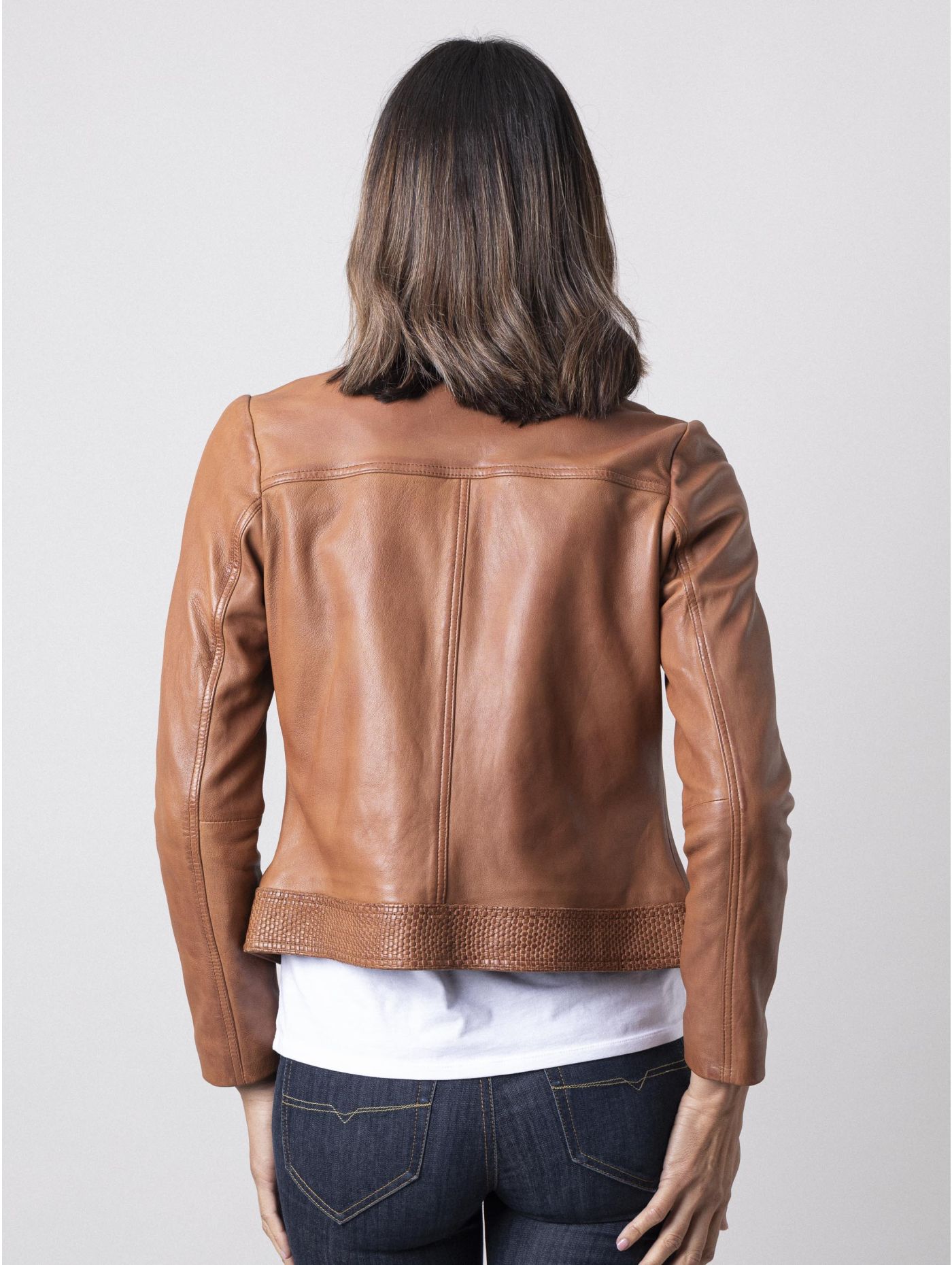 Lakeland Leather Anthorn Leather Jacket in Inca Tan | Lakeland Leather
