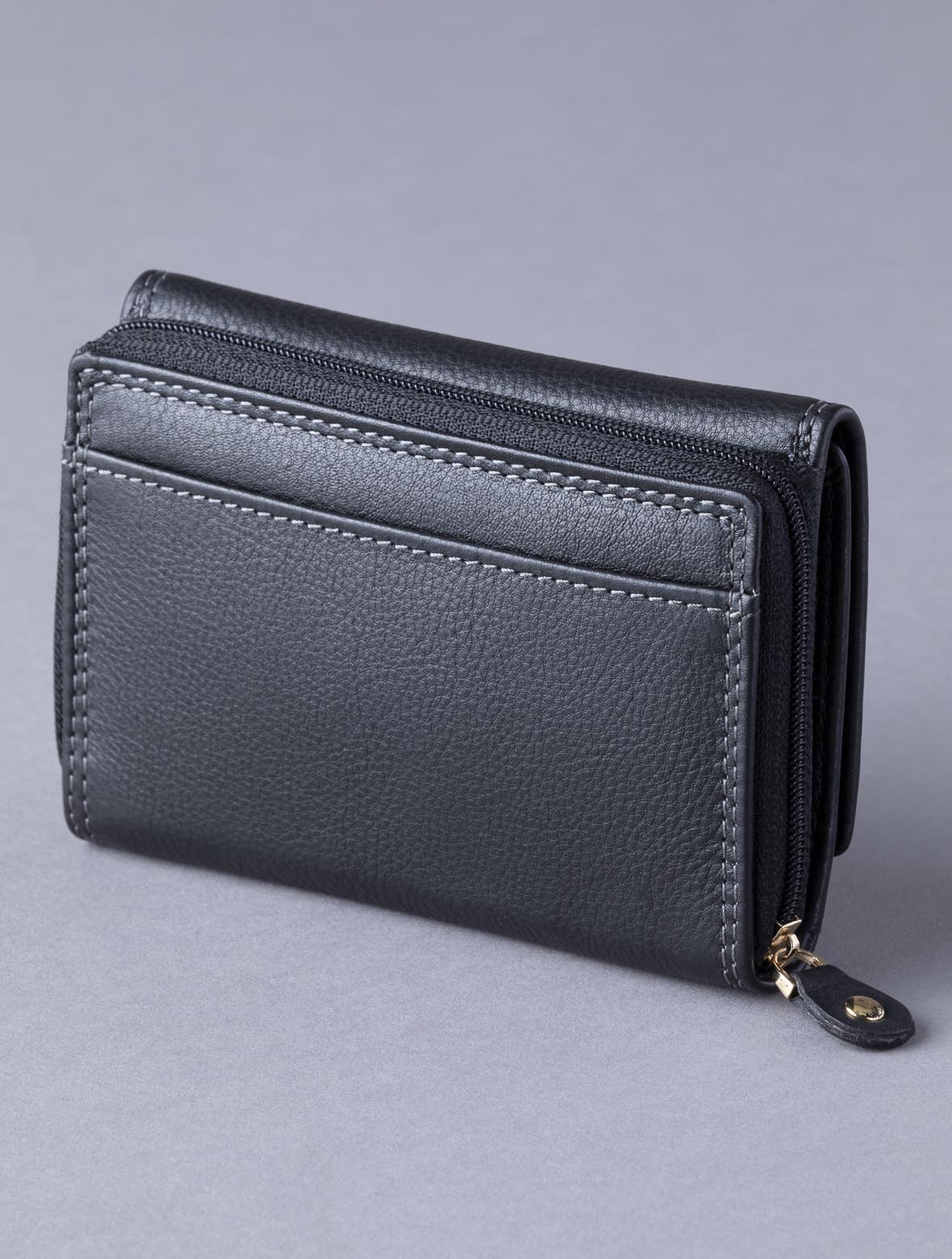 Lakeland Leather Small Leather Purse in Black | Lakeland Leather